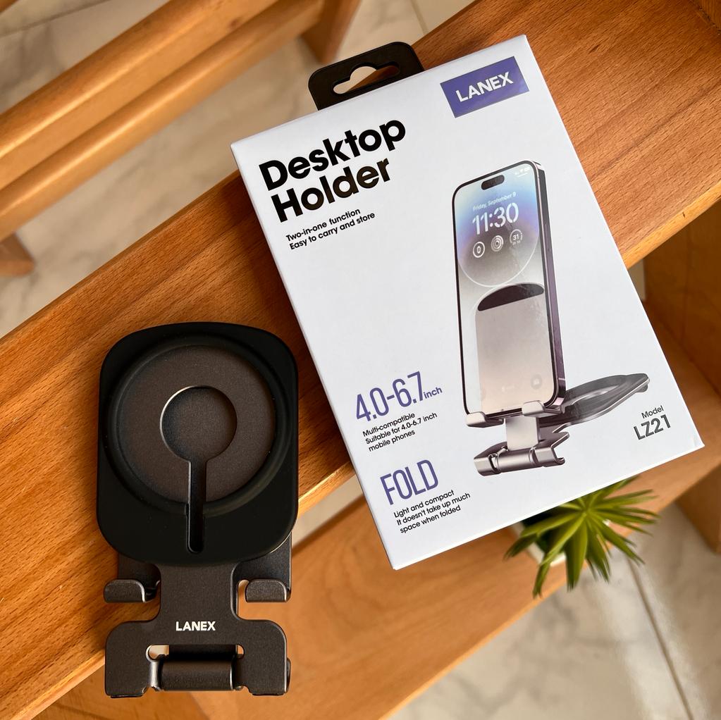 LANEX Desktop Holder & Smart MagSafe Charger (Code LW10/LZ21) – Snap