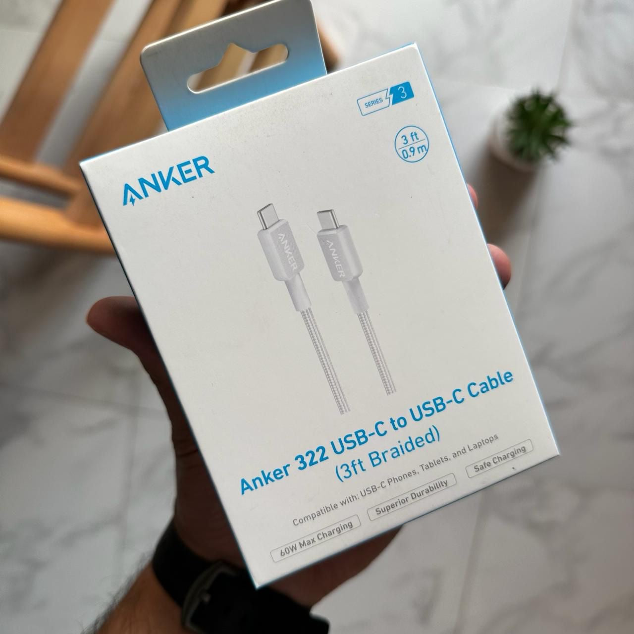 ANKER TYPE-C To TYPE-C 90cm (Code A81F5P21) – Snap