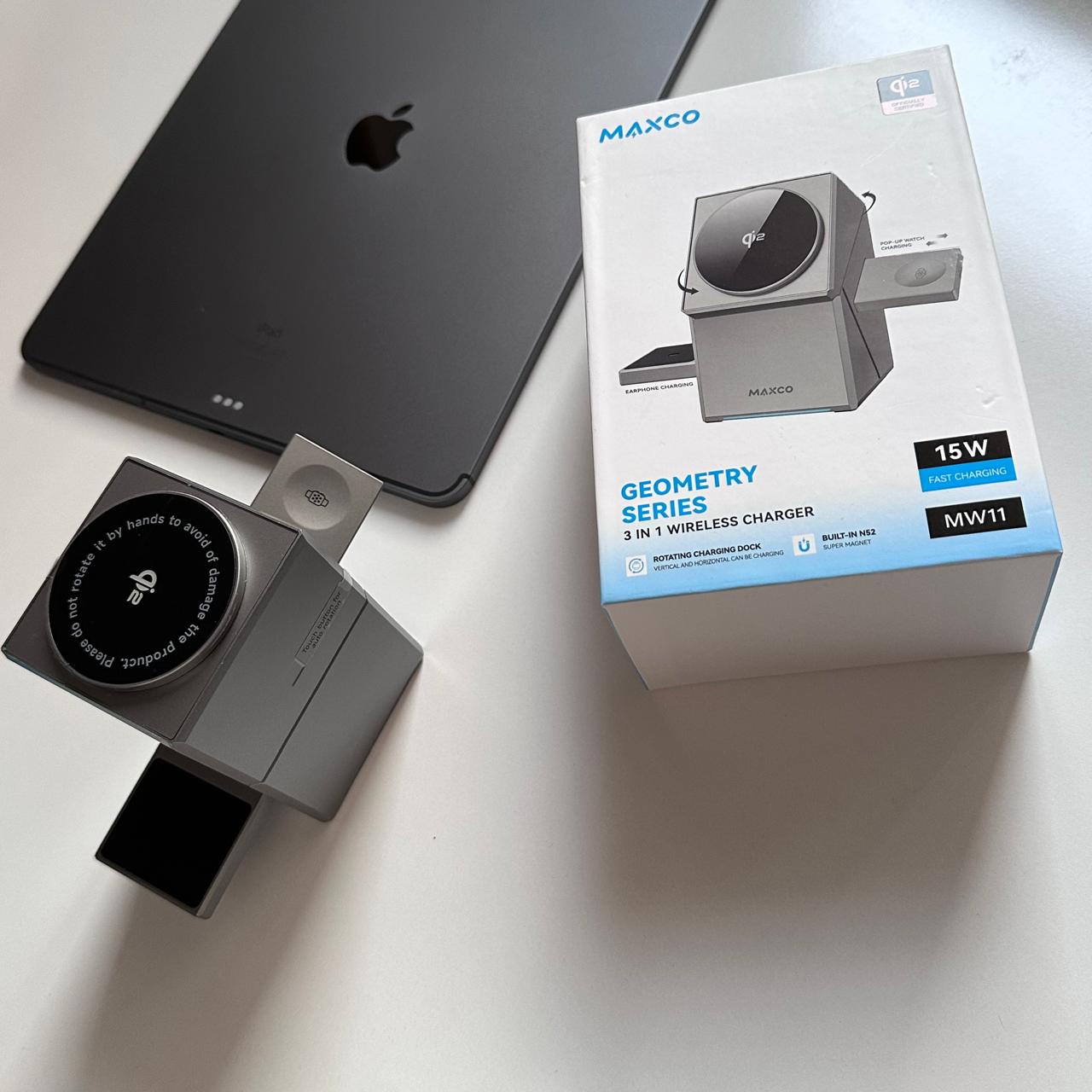 MAXCO Geometry Qi2 Magnetic Wireless Charger (Code MW11 ) – Snap