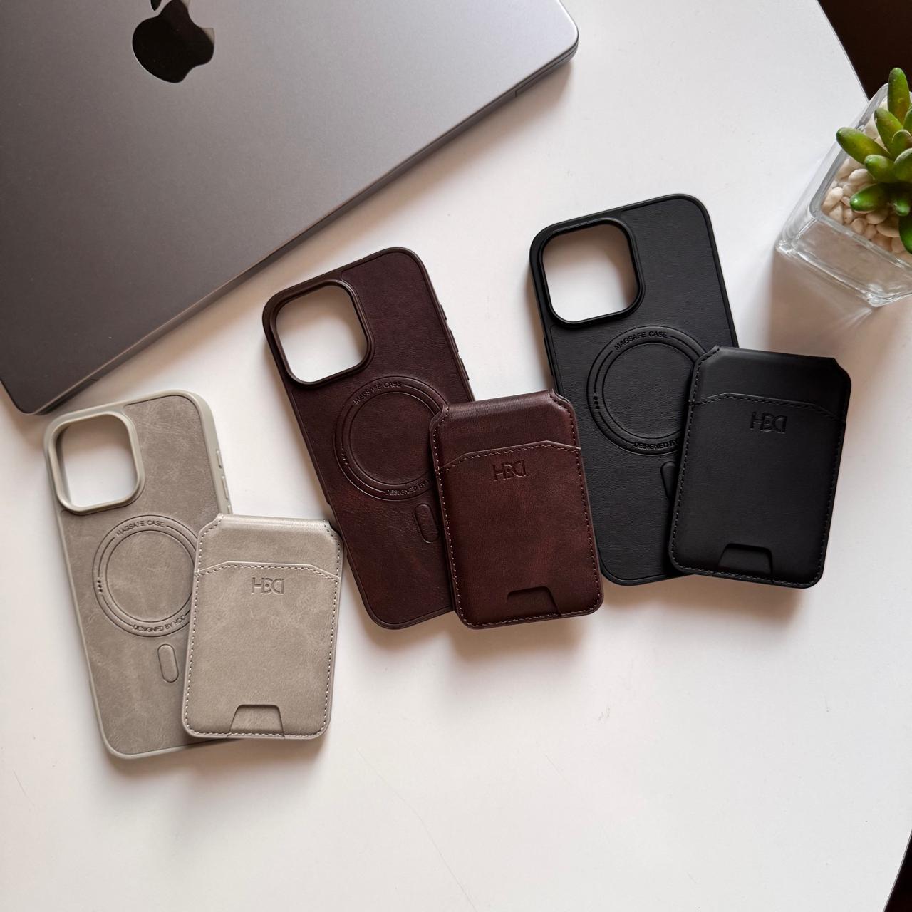 HDD Leather MagSafe Wallet & Stand Case(Code HDL82) – Snap