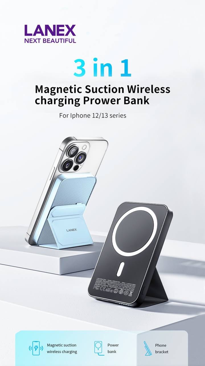 LANEX MagSafe Power Bank & Stand (Code PBL22) – Snap