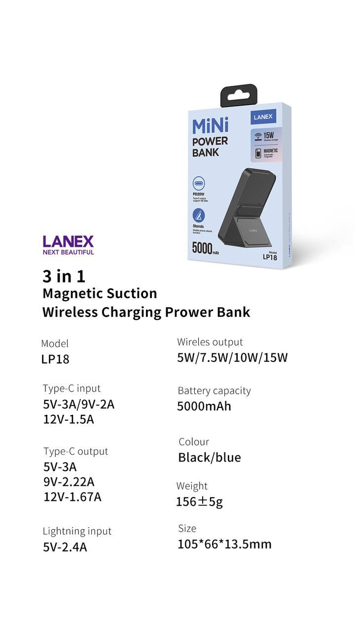 LANEX MagSafe Power Bank & Stand (Code PBL22) – Snap