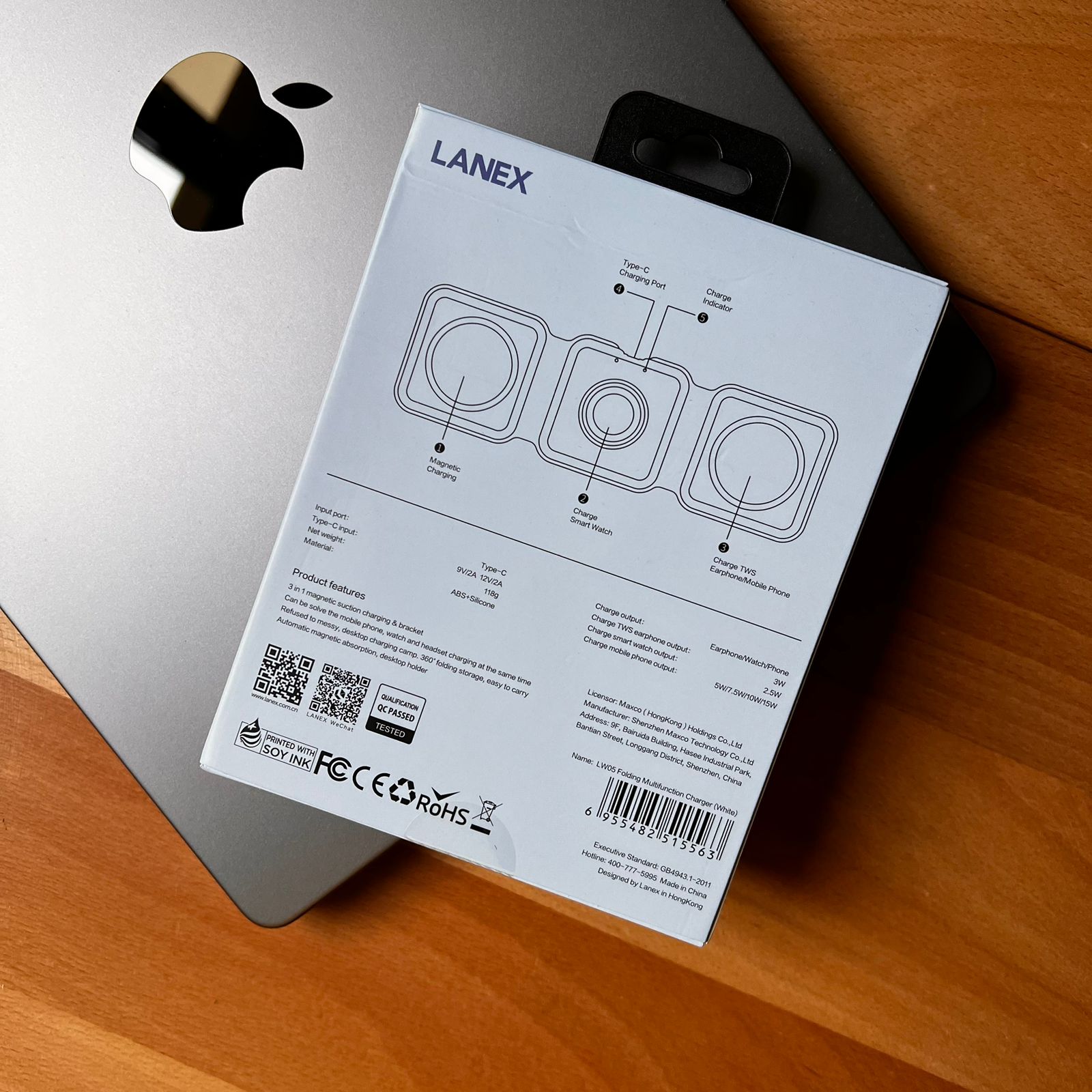 LANEX Folding Charger (LW05) – Snap